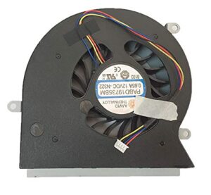 dowee cooling fan for msi gt62vr 6rd gt62vr 7re gt62vr 7re compatible aavid thermalloy pabd19735bm 0.65a 12vdc -n322 pabd19735bm -n395