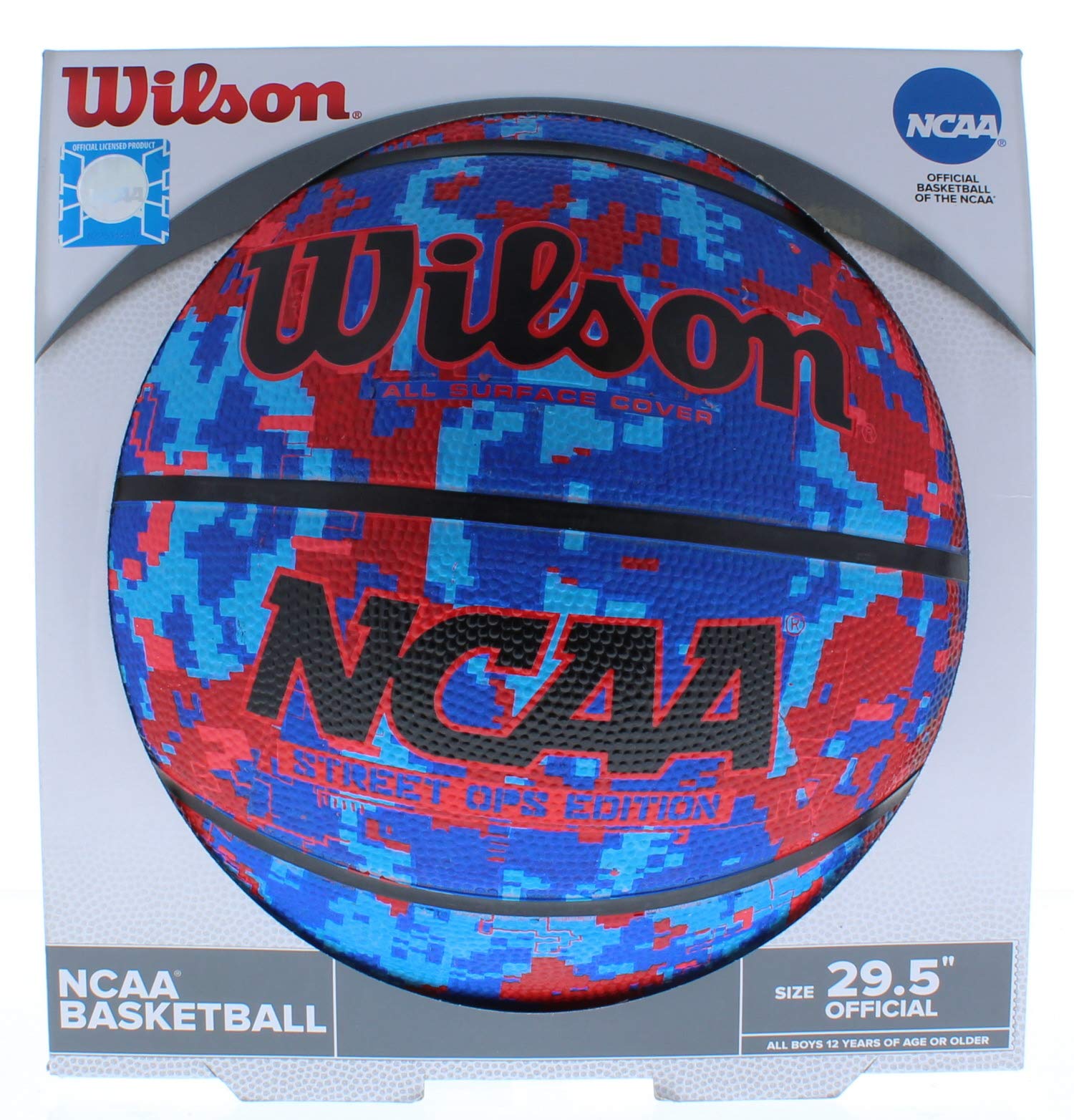 Wilson All Surface Cover NCAA Street OPS Edition Basketball Official Size 29.5"