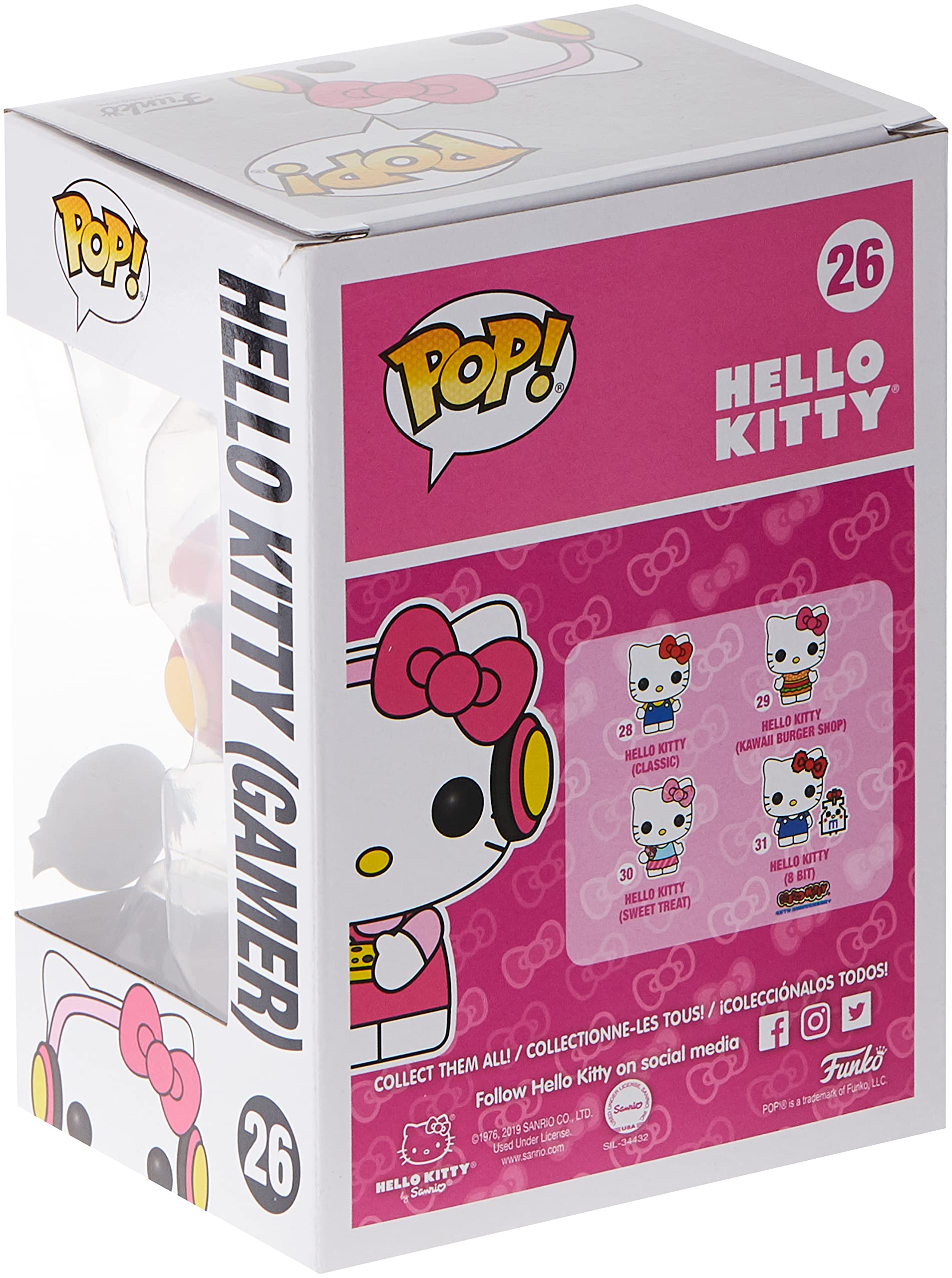 Funko Pop! Hello Kitty (Gamer) #26 Game Stop Exclusive