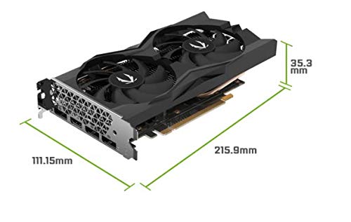 ZOTAC GeForce GTX 1660 6GB GDDR5 192-bit Gaming Graphics Card, Super Compact, ZT-T16600K-10M