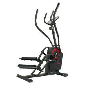 Sunny Health & Fitness Premium Cardio Climber Stepping Elliptical Machine - SF-E3919, Black