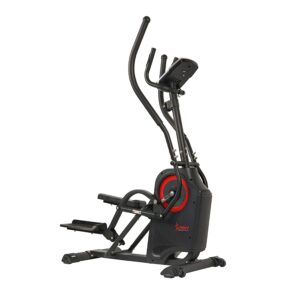 Sunny Health & Fitness Premium Cardio Climber Stepping Elliptical Machine - SF-E3919, Black