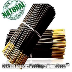 Oakland Gardens Premium Hand Dipped Incense Sticks, You Choose The Scent. 100 Sticks. (EO Sea Salt and Orchid)