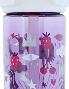 CamelBak Eddy+ Kids BPA-Free Water Bottle with Straw, 14oz Unicorn party