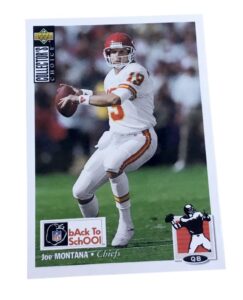 1994 nfl properties back-to-school #19 joe montana kansas city chiefs