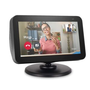 autosonic stand for echo show 5 (1st gen and 2nd gen) | adjustable design compatible with alexa show 5 | magnetic,swivel and tilt | black