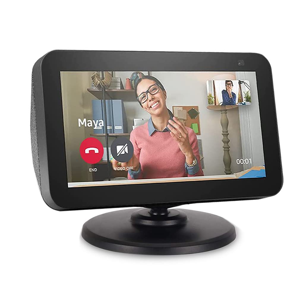 AutoSonic Stand for Echo Show 5 (1st Gen and 2nd Gen) | Adjustable Design Compatible with Alexa Show 5 | Magnetic,Swivel and Tilt | Black