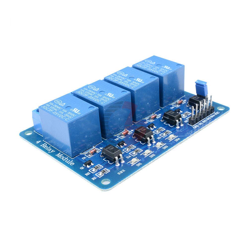 Replcement for 4 Channel DC 5V Relay Module with Optocoupler for UNO R3 MEGA 2560 1280 DSP ARM PIC AVR STM32 Raspberry Pi