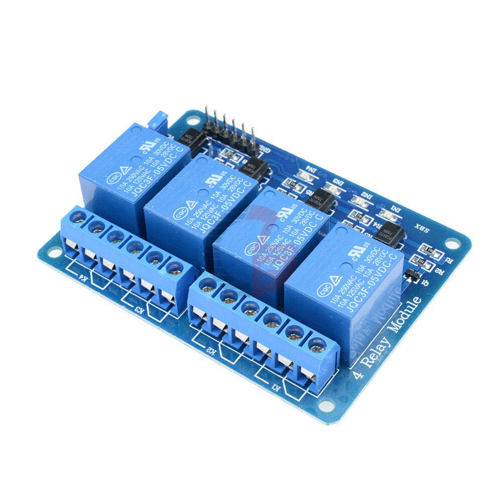 Replcement for 4 Channel DC 5V Relay Module with Optocoupler for UNO R3 MEGA 2560 1280 DSP ARM PIC AVR STM32 Raspberry Pi