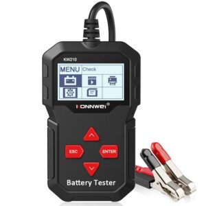 konnwei 12v car battery tester 100-2000 cca load tester automotive alternator tester battery analyzer