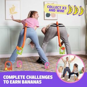 MCMILLER ENTERTAINMENT It's Bananas! The Monkey Tail Game - Funny, Fun Party & Family Game for Kids, Baby Shower, Bachelorette, Easter, Gag Gift for Game Night, Ages 6+, 2+ Players