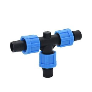 Garden Hose - 15pc Drip Irrigation Water Splitter Watering & Irrigation 5/8" Fittings 16mm Drip Tape Tee Connector Greenhouse