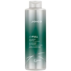 joico joifull volumizing shampoo | for fine, thin hair | add instant body | long-lasting fullness | for thicker bouncier hair | boost shine | with lotus flower & bamboo extract | 33.8 fl oz