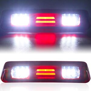 led third 3rd brake light for 04-08 ford f150 07-10 ford explorer 06-08 lincoln mark lt rear cargo lamp high mount stop light (red)