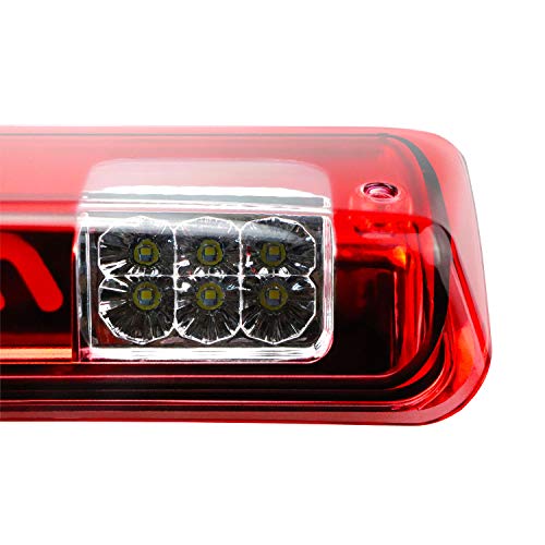 LED Third 3rd Brake light for 04-08 Ford F150 07-10 Ford Explorer 06-08 Lincoln Mark LT Rear Cargo Lamp High Mount Stop light (Red)