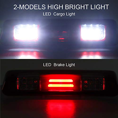 LED Third 3rd Brake light for 04-08 Ford F150 07-10 Ford Explorer 06-08 Lincoln Mark LT Rear Cargo Lamp High Mount Stop light (Red)