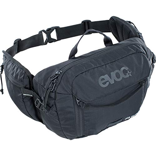 evoc Hip Pack 3, Black, incl. 1,5l Hydration Bladder