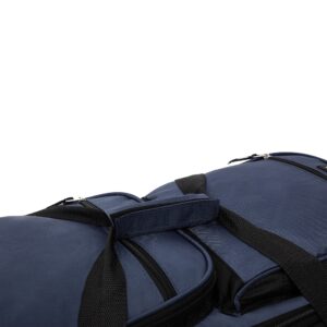 Wrangler 30" Wesley Rolling Duffel Bag, Navy Blue