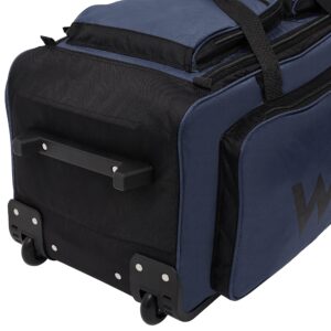 Wrangler 30" Wesley Rolling Duffel Bag, Navy Blue