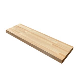 Forever Joint Hard Maple Butcher Block Shelf - 1.5" x 8" x 48"