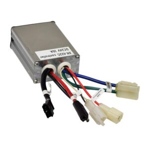 alveytech currie 24 volt 30a 5-pin controller - replacement for currie series 500, 650, 750, 900 ezip, izip, gt, mongoose, schwinn electric scooter, e-bike control module, motor parts for scooters