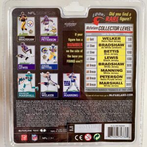 McFarlane Toys NFL Sports Picks Series 26 Action Figure Terry Bradshaw (Pittsburgh Steelers) SILVER Collector Level (All White Uniform) Variant Figure #/600