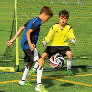 Franklin Sports MLS Tornado Kids Soccer Ball - Size 4 Youth Soccer Ball - Soft Cover - Great for Kids and Toddlers - Air Pump Included