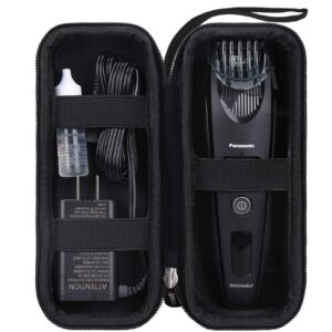 aproca hard storage travel case, for panasonic cordless men's beard trimmer er-gb42-k er-sb40-k/remington mb4700 beard trimmer