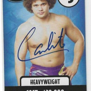 Sports Memorabilia Carlito Signed WWE Smack Down Game Card WWF - Autographed Wrestling Cards