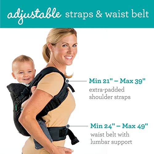 Infantino Flip 4-in-1 Carrier - Ergonomic for Newborns and Older Babies 8-32 lbs