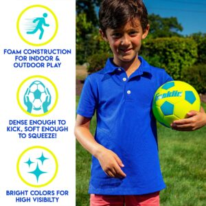 Franklin Sports Foam Soccer Ball - Perfect for Practice and Backyard Play - Best for First-Time Play and Small Kids - 6.5 inches