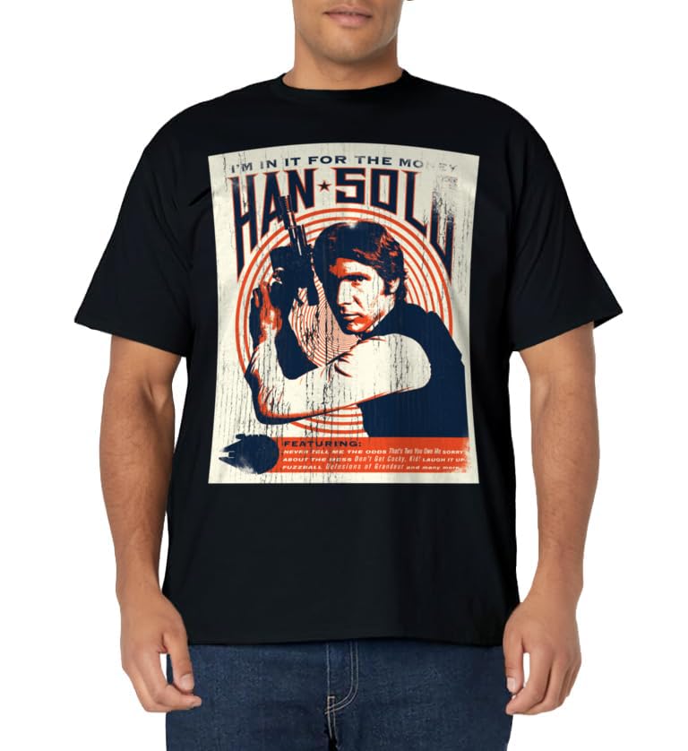 Star Wars Han Solo I'm In It For The Money Vintage T-Shirt