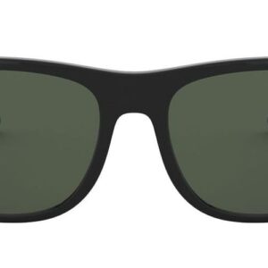 Ray-Ban Junior Kids' RJ9069S Justin Square Sunglasses, Black/Dark Green, 48 mm