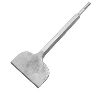 spkline 4 inch wide tile & thinset scaling chisel sds-plus shank 4" x 11" thinset scraper wall and floor scraper works with all brands of sds-plus rotary hammers and demolition hammers