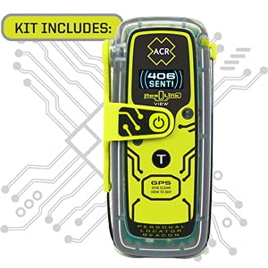 ACR ResQLink View GPS Personal Locator Beacon Survival Kit