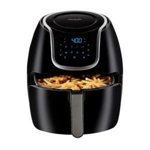 power xl vortex air fryer, black 2 qt