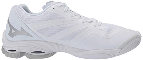 Mizuno Wave Lightning Z6 Womens Volleyball Shoe, White, 10