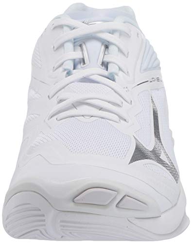 Mizuno Wave Lightning Z6 Womens Volleyball Shoe, White, 10