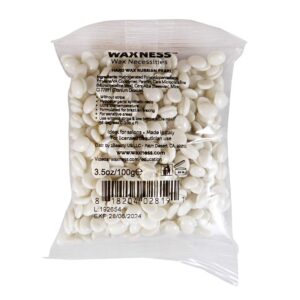 waxness polymer blend luxury hard wax beads russian pearl 3.5 ounces