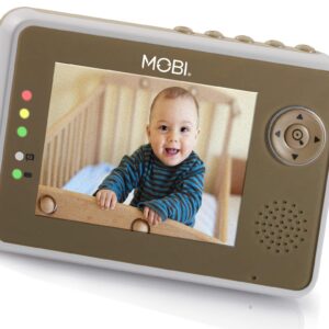 MOBI MobiCam DXR-M1 Baby Monitoring System with Smart Auto Tracking, Night Vision, Remote Pan & Tilt, Lullabies, Quad View, Baby Monitor, Baby Monitoring System, Baby Camera