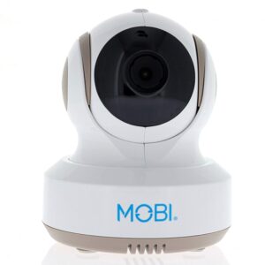 MOBI MobiCam DXR-M1 Baby Monitoring System with Smart Auto Tracking, Night Vision, Remote Pan & Tilt, Lullabies, Quad View, Baby Monitor, Baby Monitoring System, Baby Camera