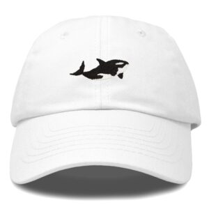 dalix killer whale hat orca marine life baseball cap in white