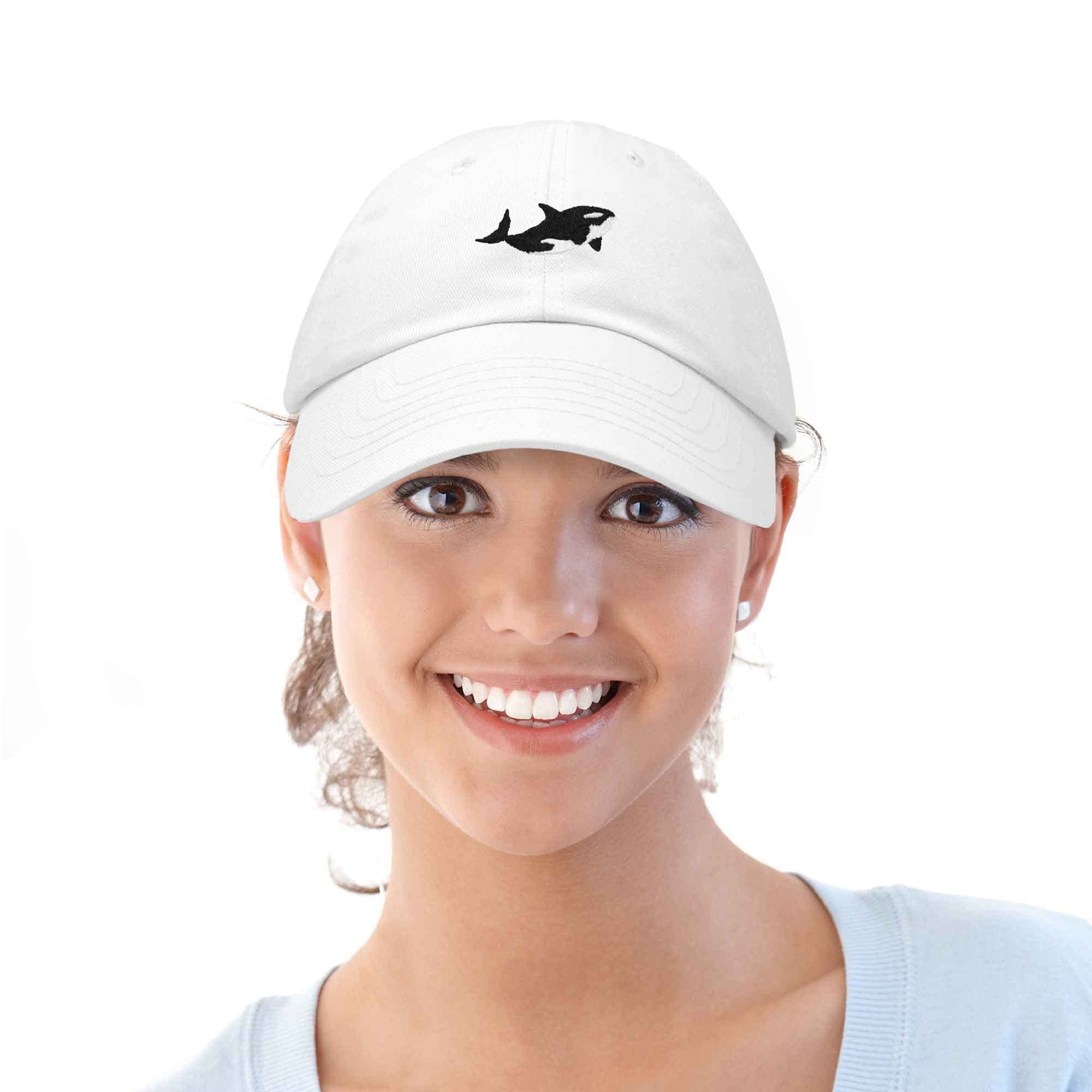 DALIX Killer Whale Hat Orca Marine Life Baseball Cap in White