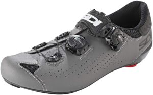 sidi men's genius 10 driving style loafer, black grey, 9