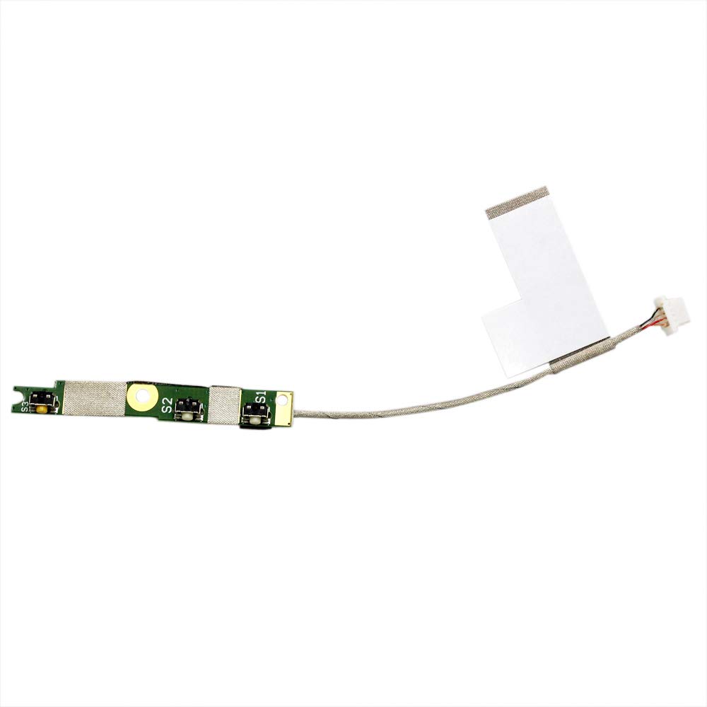 GinTai Power Button Board with Cable for Dell Ins-piron 13(5368 5378 7368 7378 7375 5379) 3G1X1 03G1X 450.07R0A.0012 450.07R0A.0021 P69G /for Latitude 3390 2-in-1