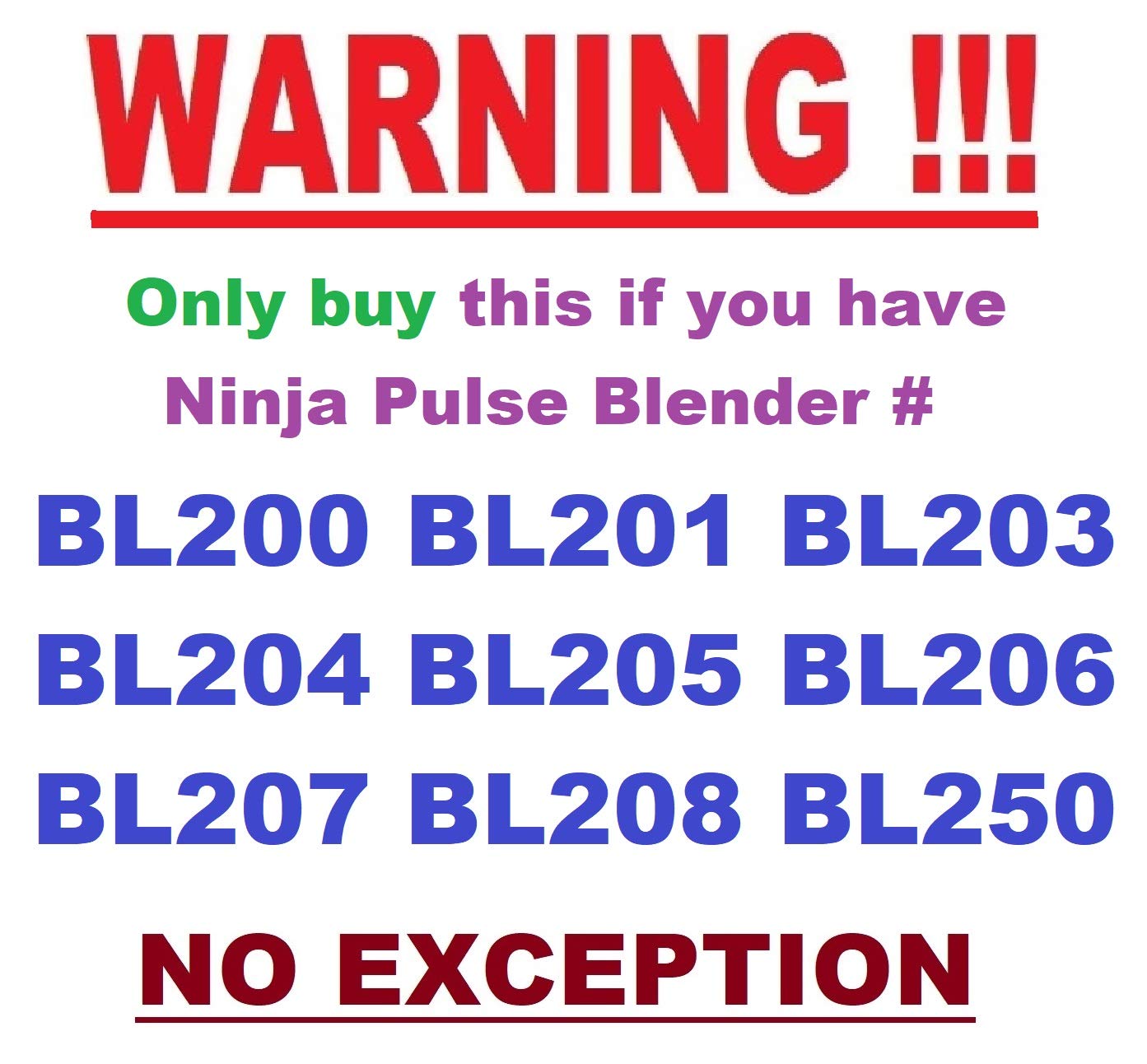 Ninja Locking Lid for 40 48-Ounce Bowl BL200 BL201 BL203 BL204 BL205 BL206 BL207 BL208 BL250 Pulse Blender, Black