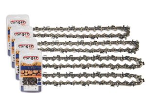 jeremywell 18 inch chainsaw chain blade 72 drive links 0.325'' pitch 0.050'' gauge fits husqvarna, poulan pro, jonsered h72 (4 pack)