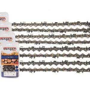 Jeremywell 18 Inch Chainsaw Chain Blade 72 Drive Links 0.325'' Pitch 0.050'' Gauge Fits Husqvarna, Poulan Pro, Jonsered H72 (4 Pack)