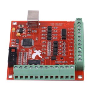 DIY CNC Controller Card, USB 4-Axis Linkage Mach3 Stepper Motor Motion Control Card, 100Khz Motion Controller Card Board for CNC Engraving