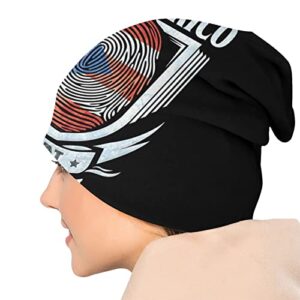 Unisex Beanie Caps Puerto Rico It is in My DNA Puerto Rican Flag Knit Hat Skull Cap Winter Summer Warm Womens Mens Hats Black